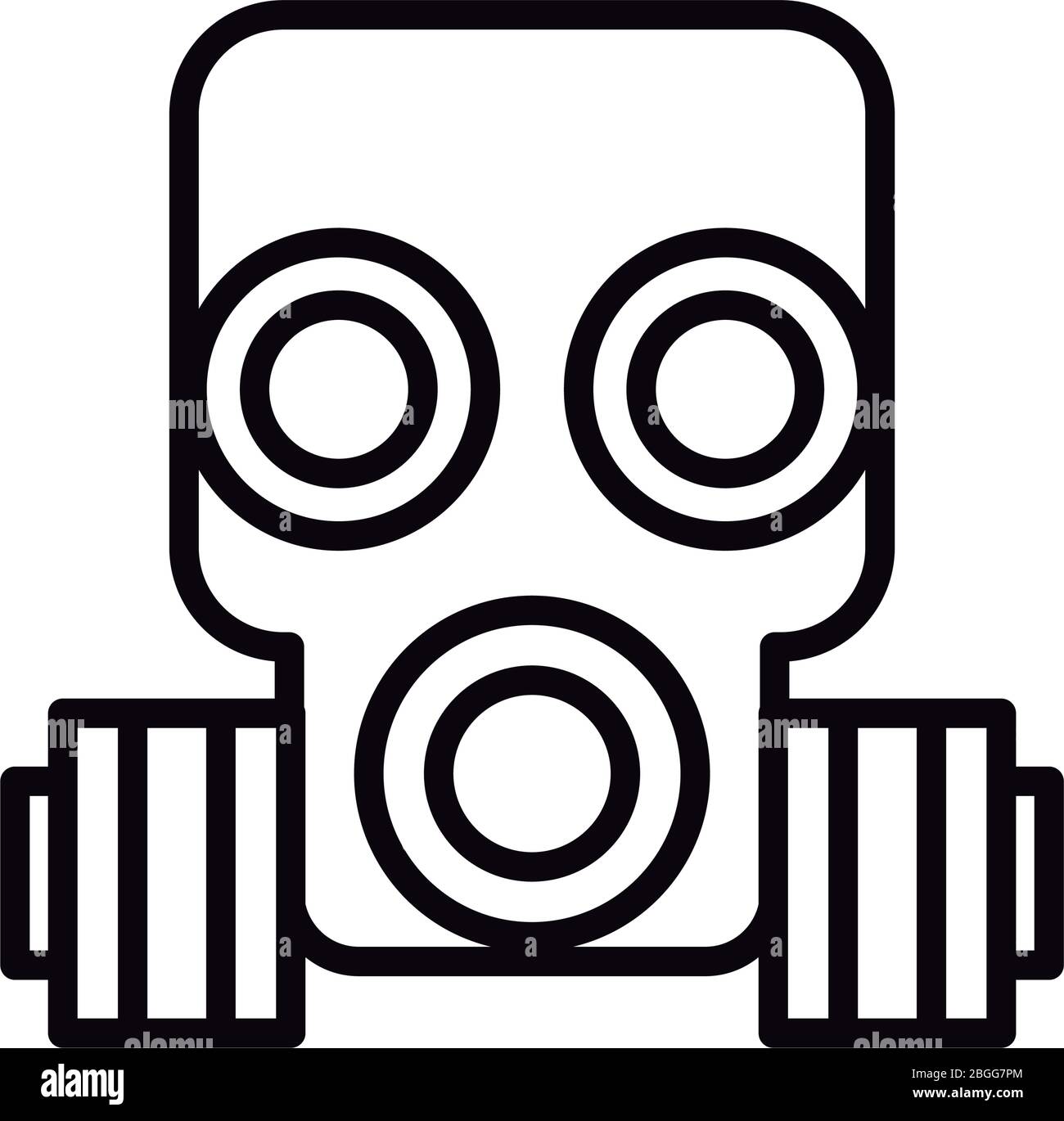 biosafety mask line style icon Stock Vector Image & Art - Alamy