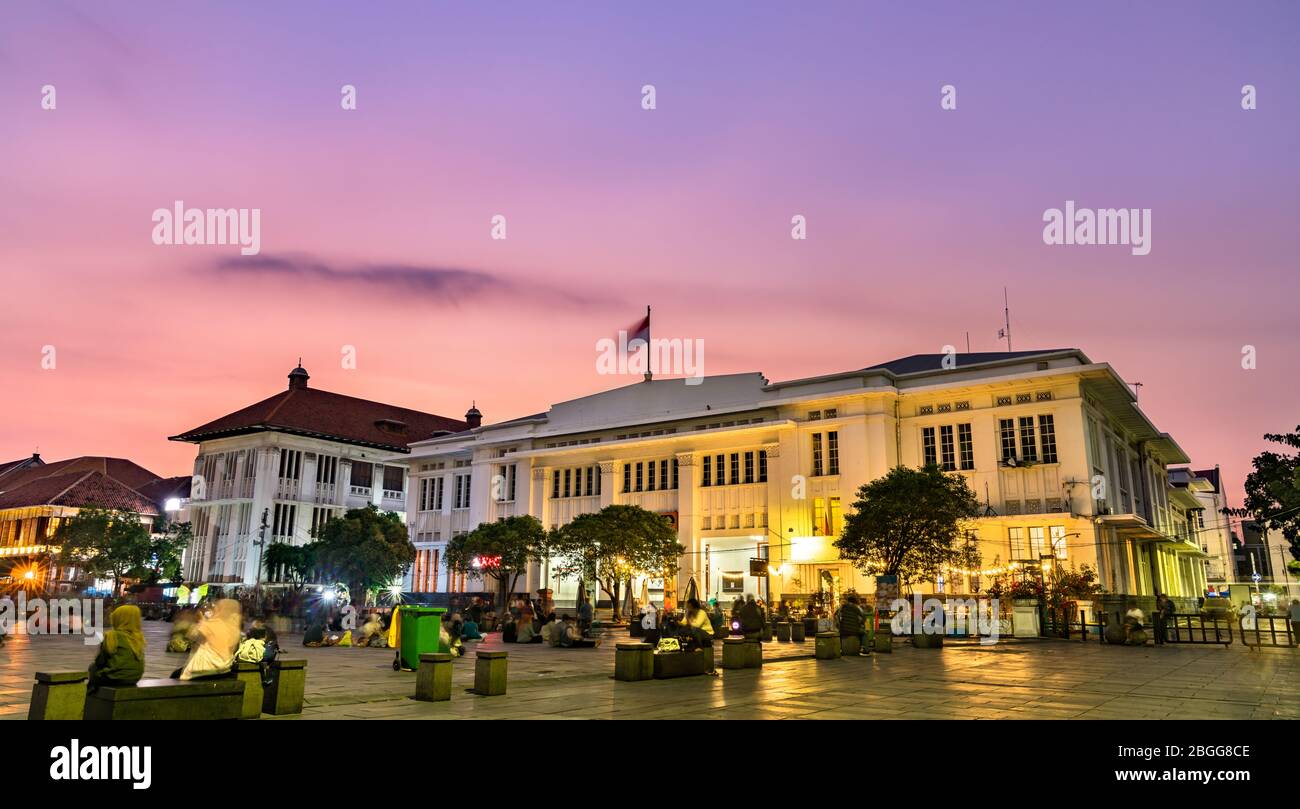 Jakarta Kota Post Office, a Dutch colonial building in Jakarta ...