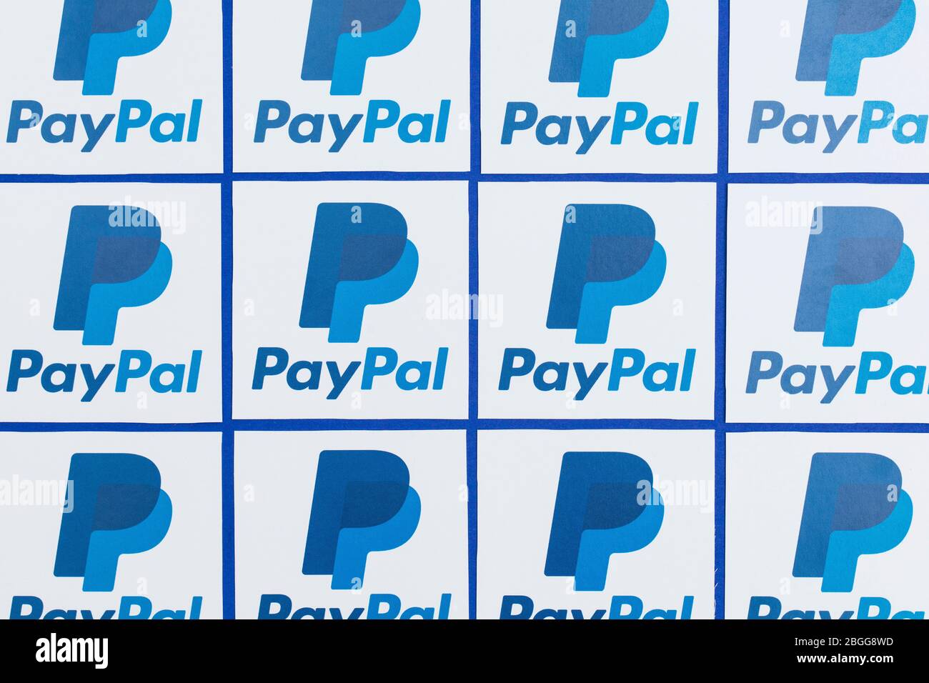 Paypal logo hi-res stock photography and images - Alamy