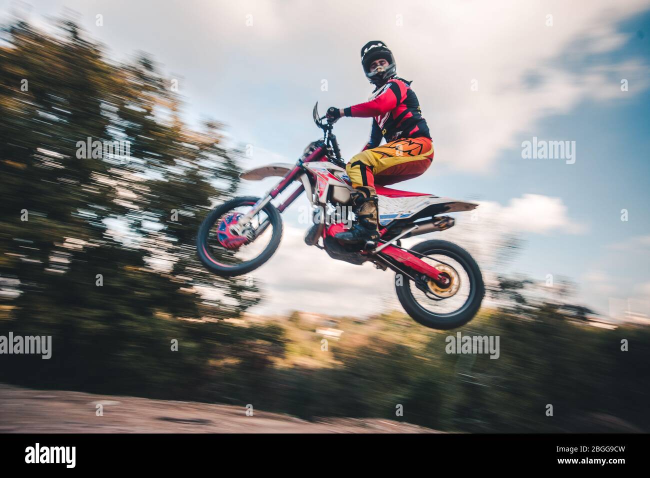 Stunt driver motorbike moto hi-res stock photography and images - Alamy