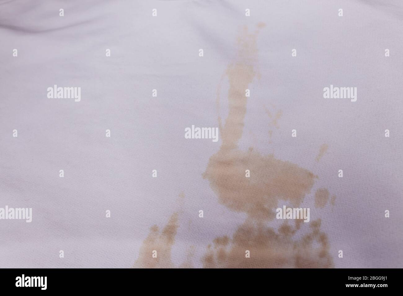 Dirty stain on white shirt in undecided time in daily life, dirt stains ...