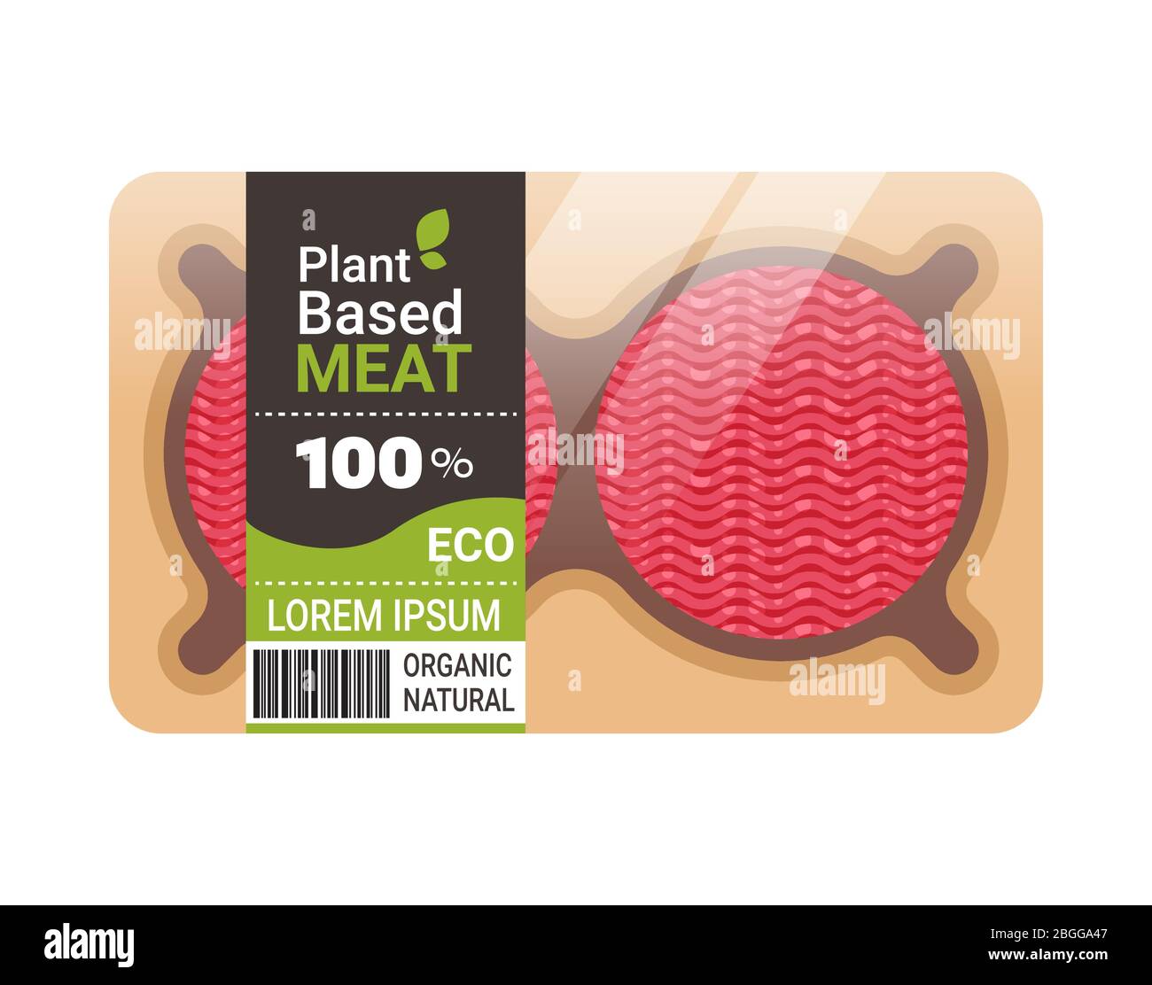 Raw vegan minced meat plant Cut Out Stock Images & Pictures - Alamy