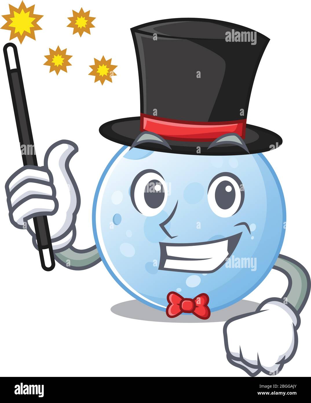 An attractive Magician of blue moon cartoon design Stock Vector Image ...