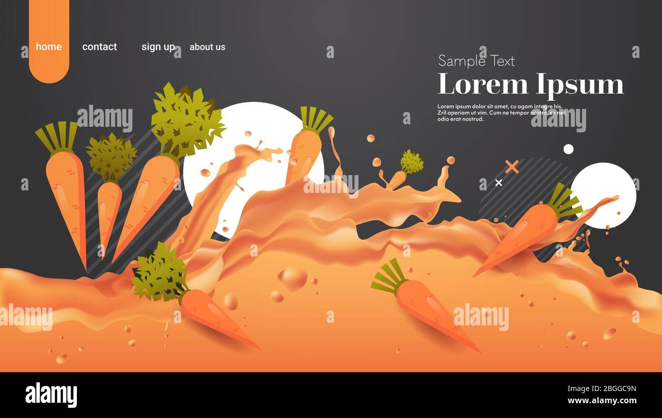 fresh orange carrot juice liquid splash realistic splashes healthy ...