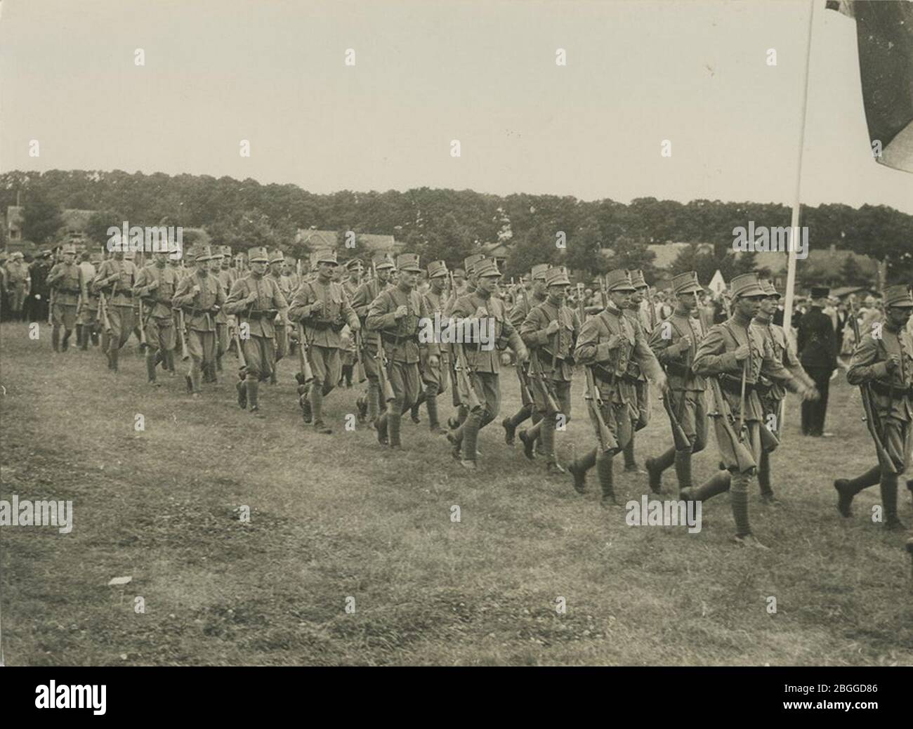 Het detachement van de Koninklijke Militaire Academie (KMA) uit Breda ...