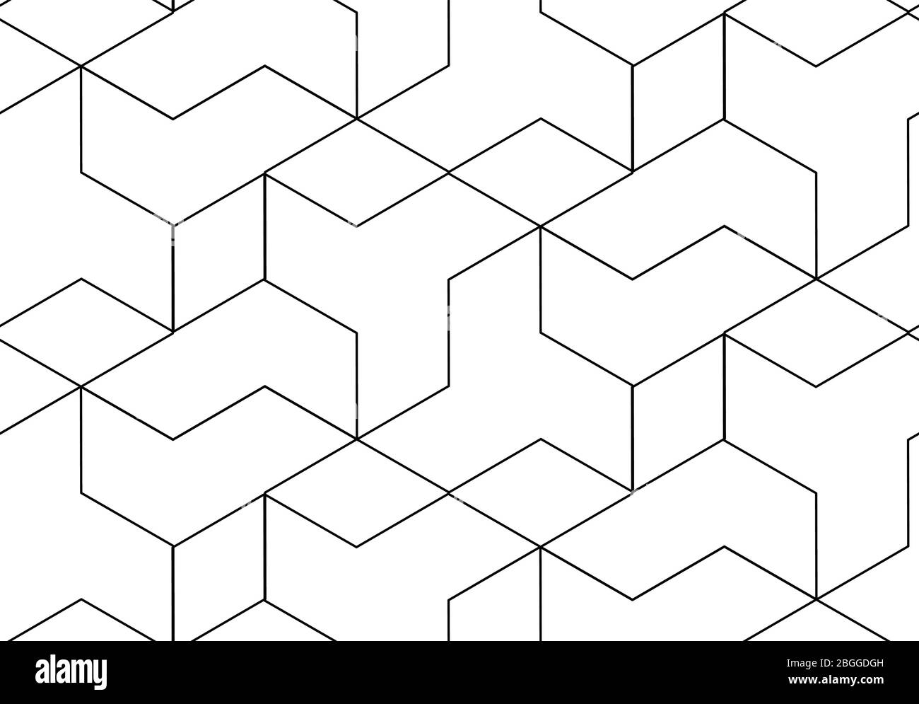 This is a illustration of Seamless Japanese pattern of shapes ...