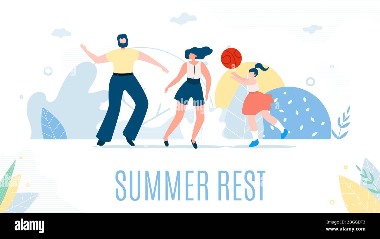 Children having fun outdoors parents Stock Vector Images - Alamy