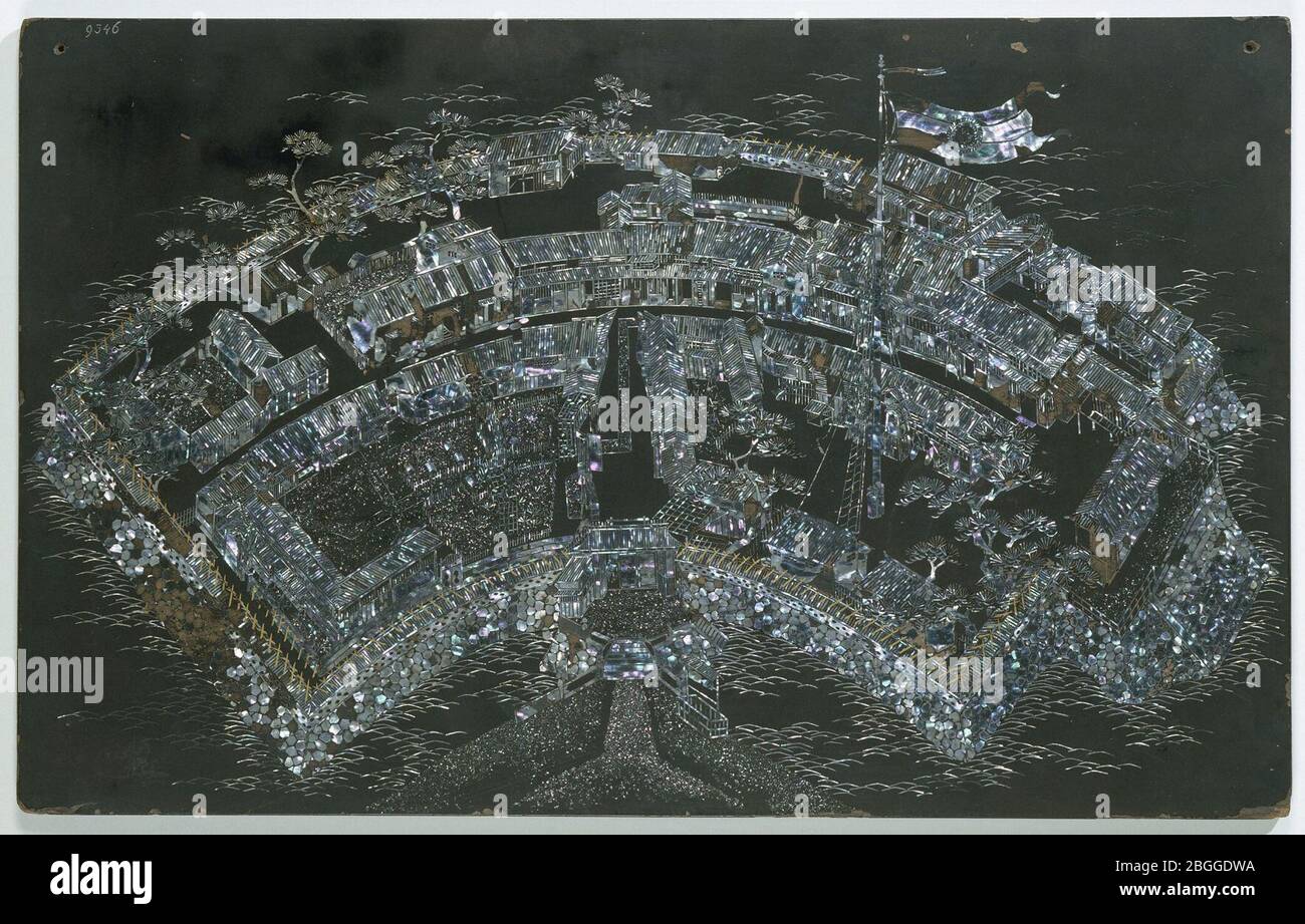 Het eiland Deshima Stock Photo - Alamy