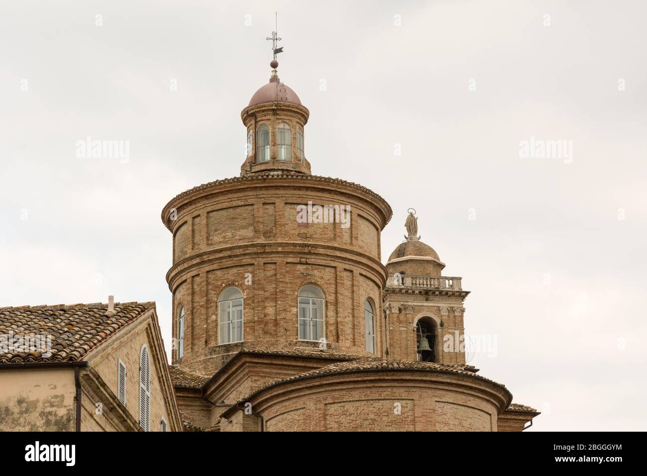 Offida, an ancient village in the Marche region of Italy Stock Photo ...