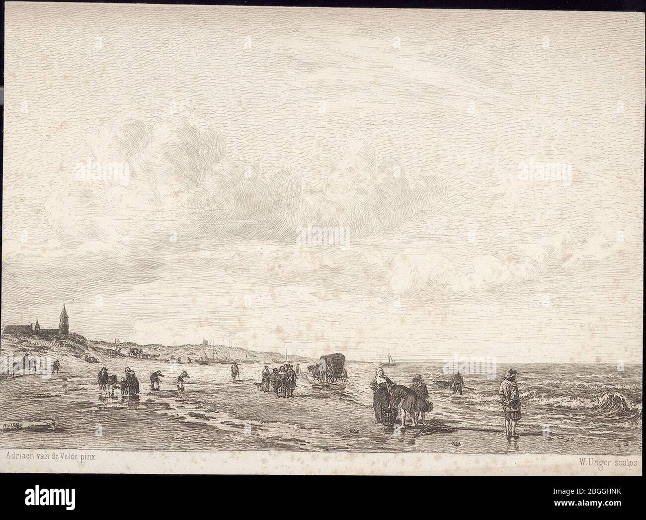 Het strand bij Scheveningen, objectnr A 58555 Stock Photo - Alamy