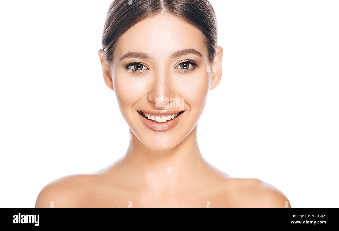 Fashion model woman face beauty natural hi-res stock photography and ...