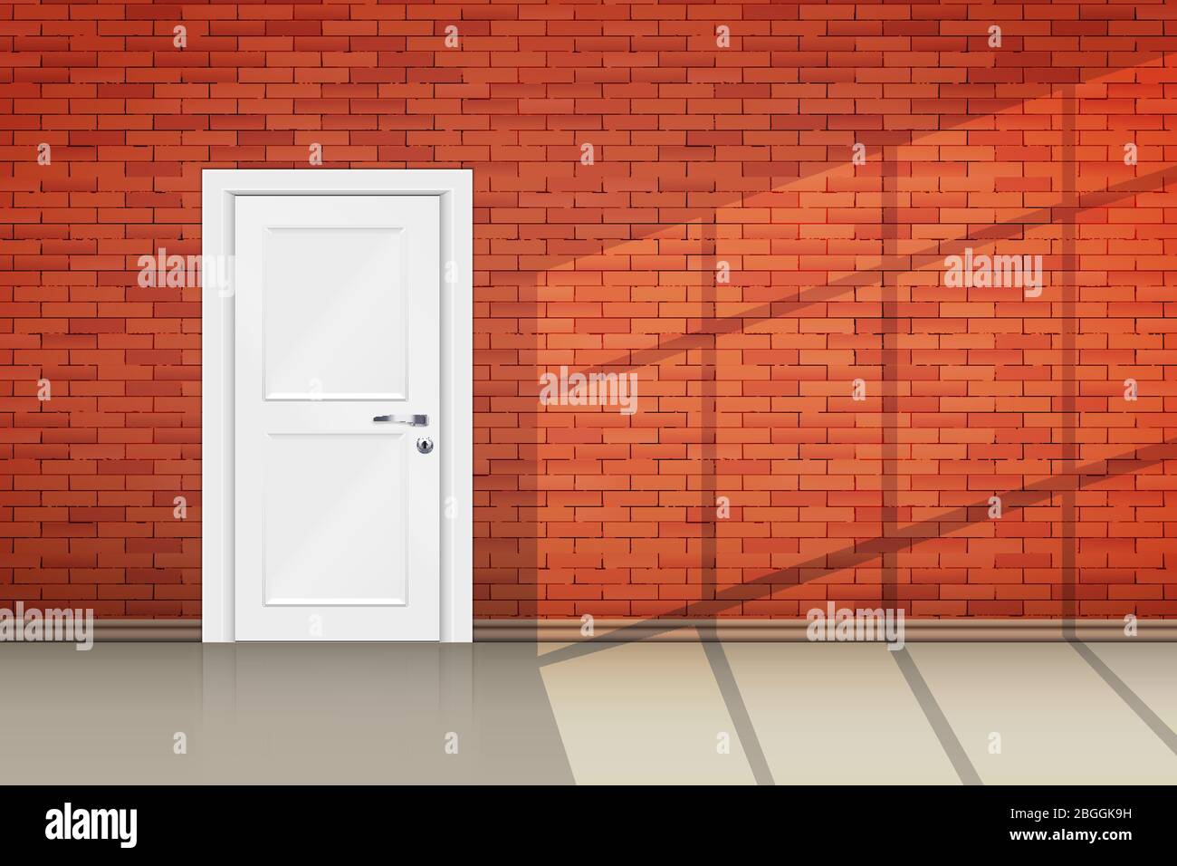 Red door home apartment Stock Vector Images - Alamy