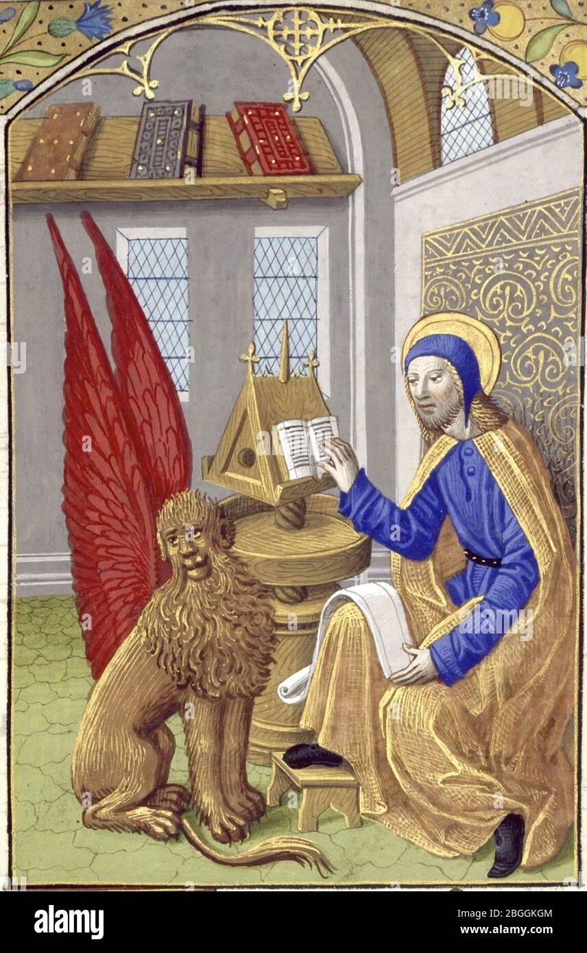 Heures de Charles VIII 010R Marc Stock Photo - Alamy