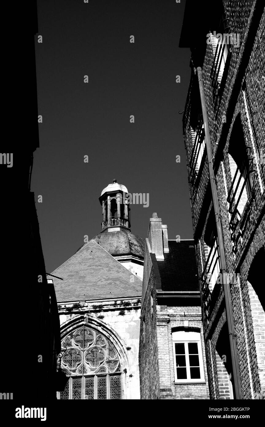 Typical architectural exterior in Normandy, France Stock Photo - Alamy