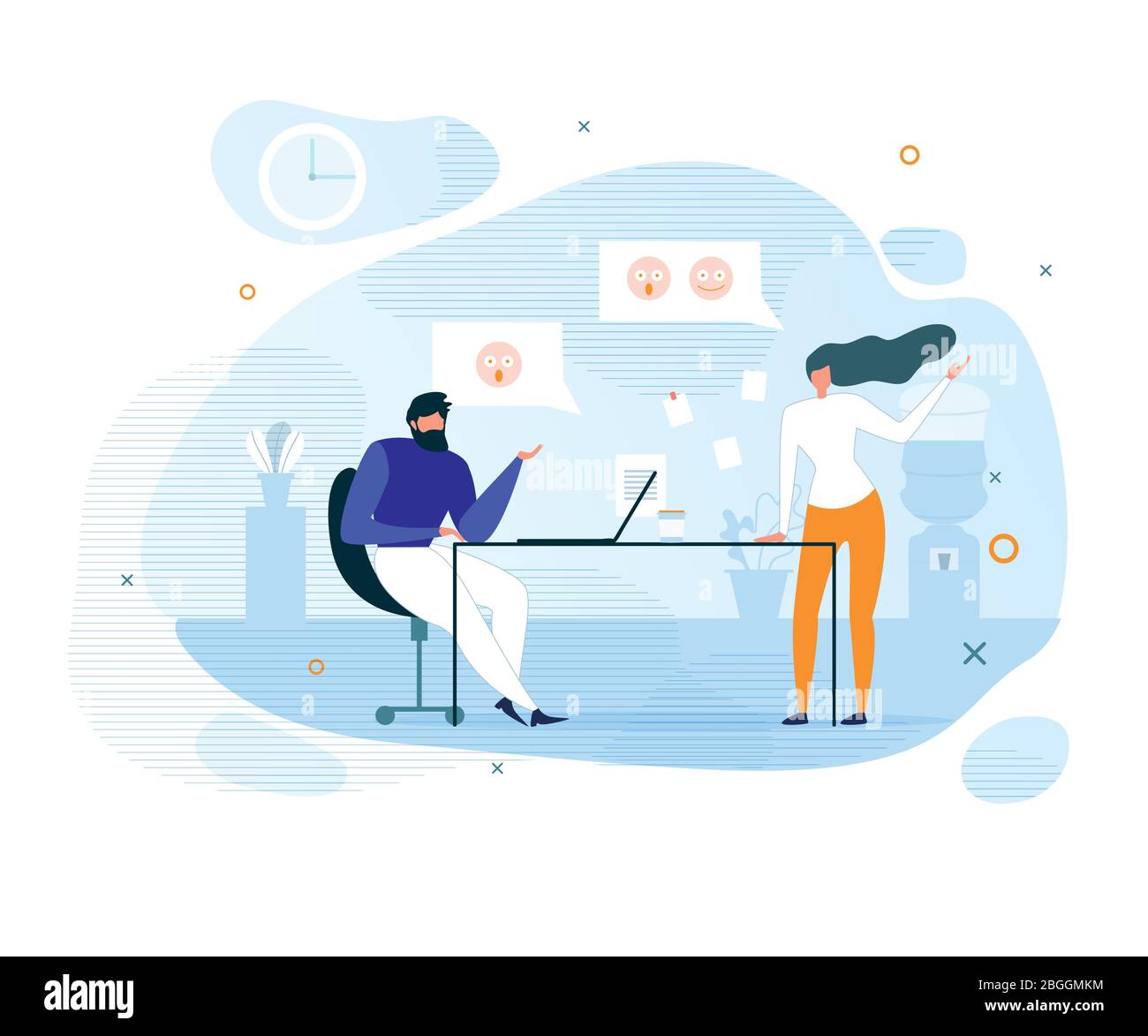 Sharing Work Cartoon