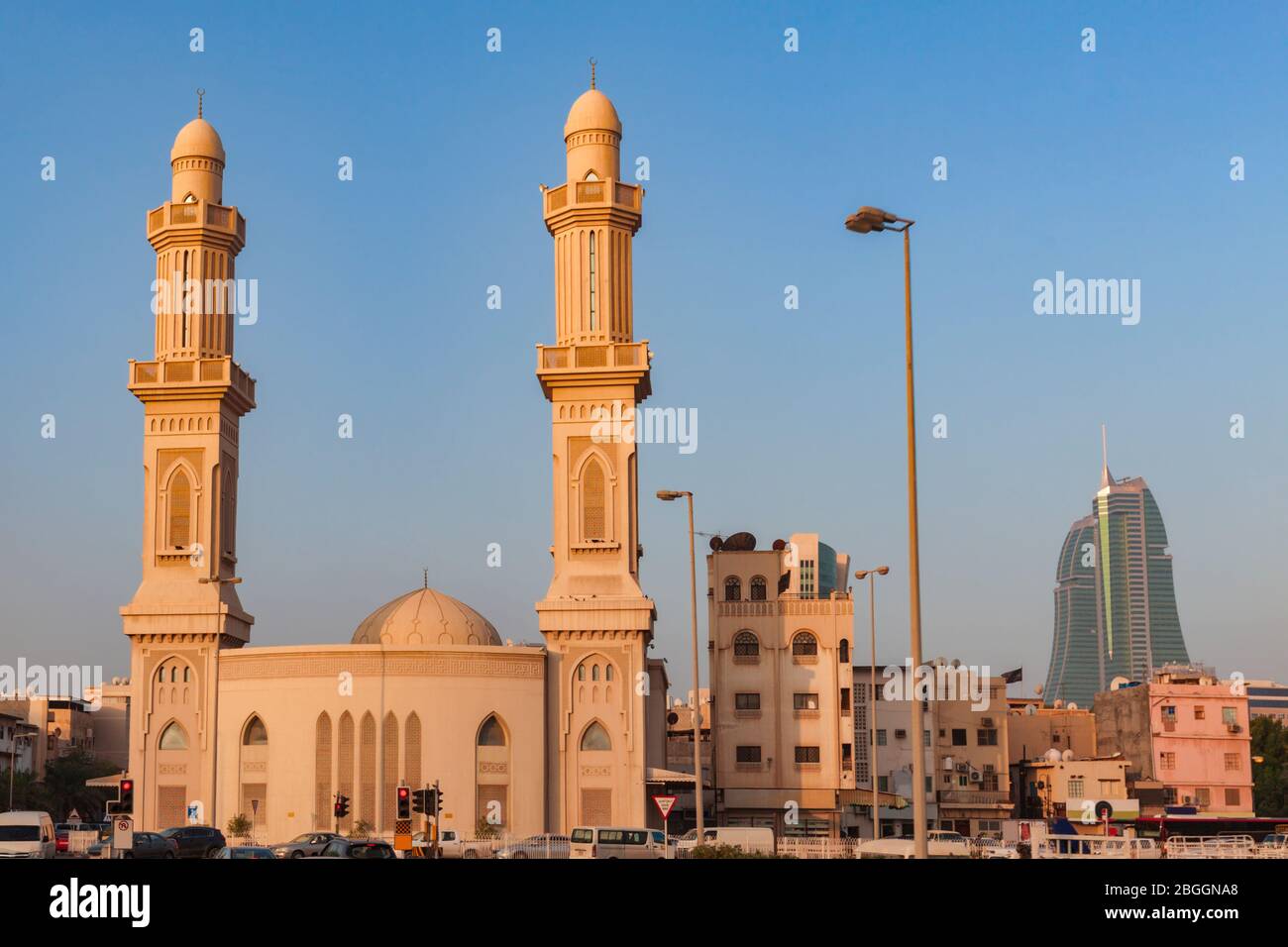 Ras Rumman Mosque in Manama. Manama, Bahrain Stock Photo - Alamy