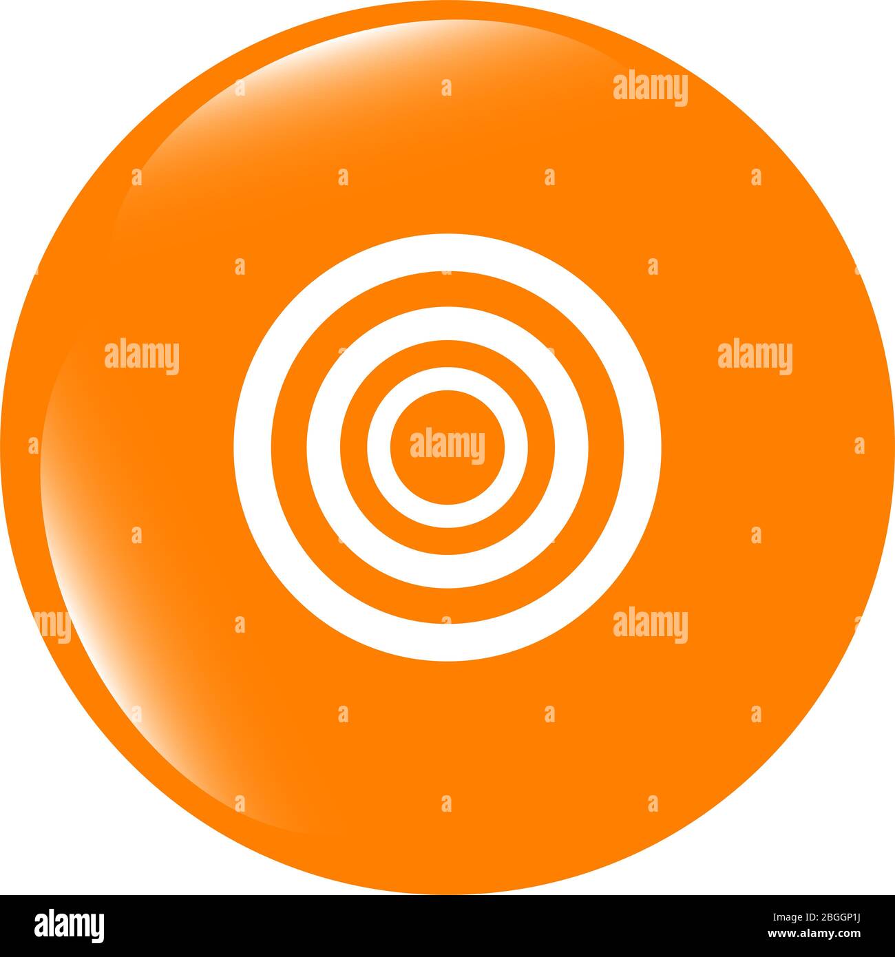 target sign icon. Pointer symbol. Modern UI website button Stock Photo ...