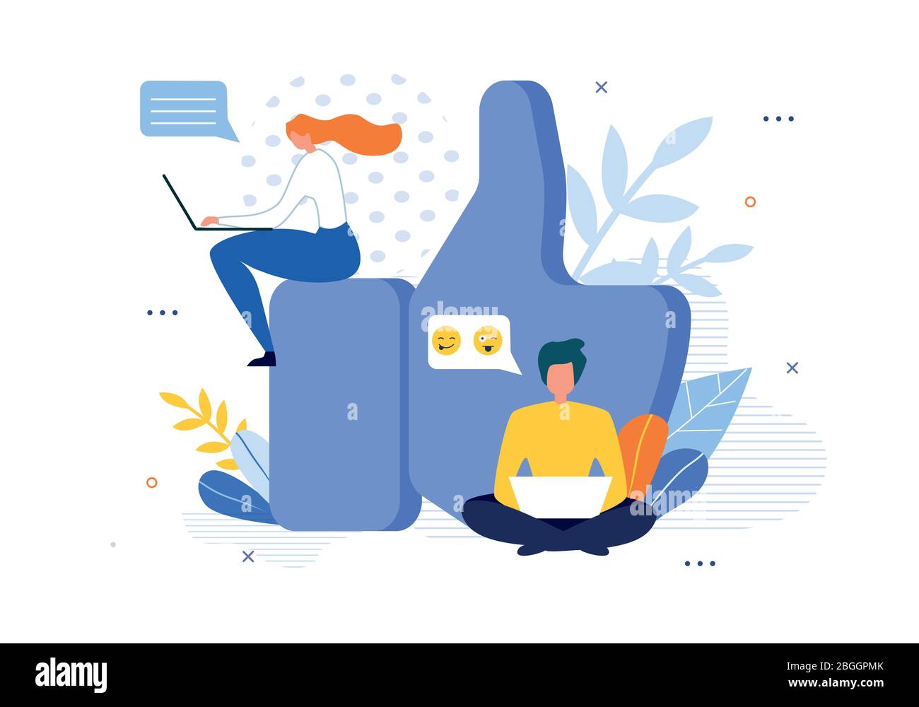 Cartoon illustration connected man internet Cut Out Stock Images ...