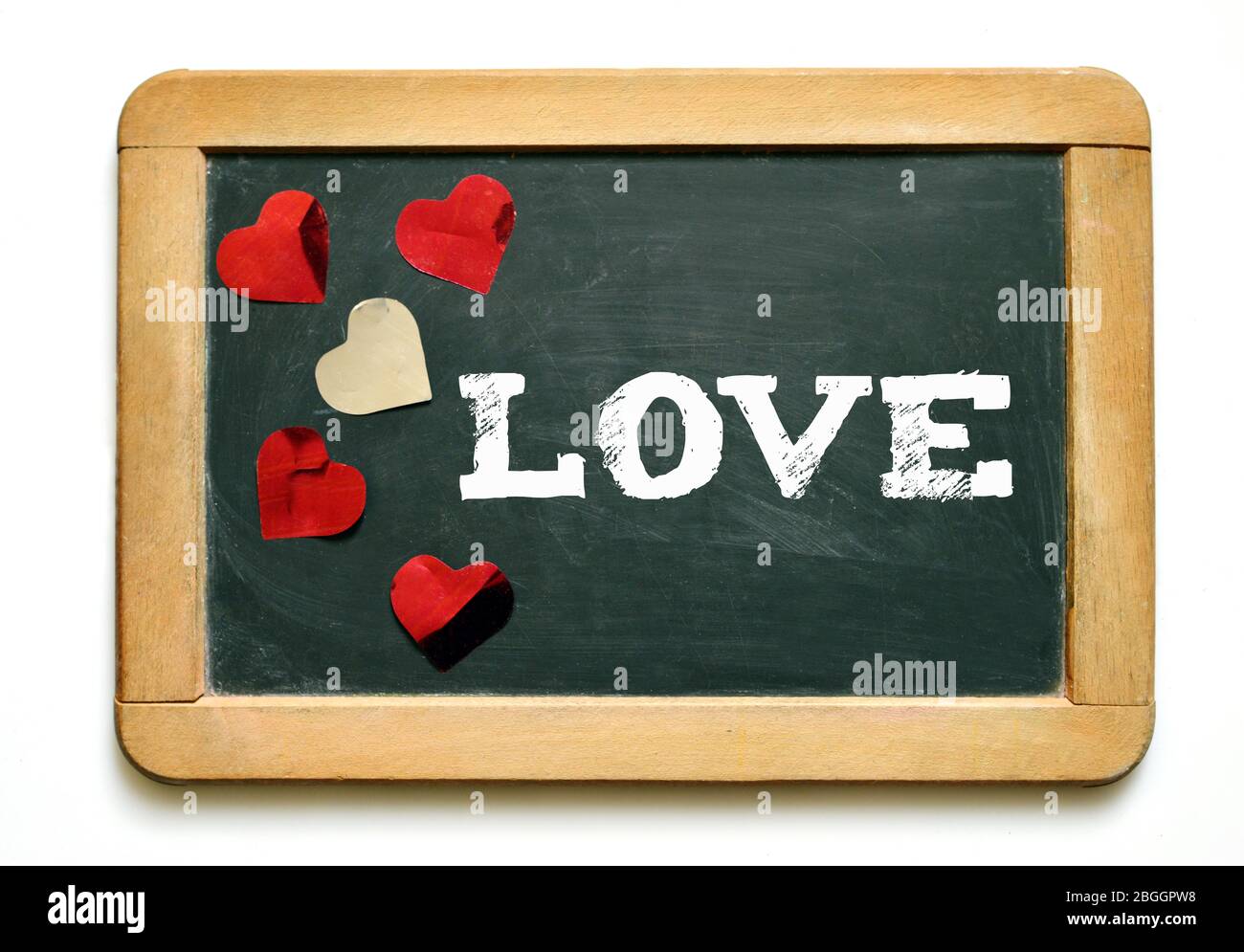 Vintage chalkboard word love hi-res stock photography and images - Alamy