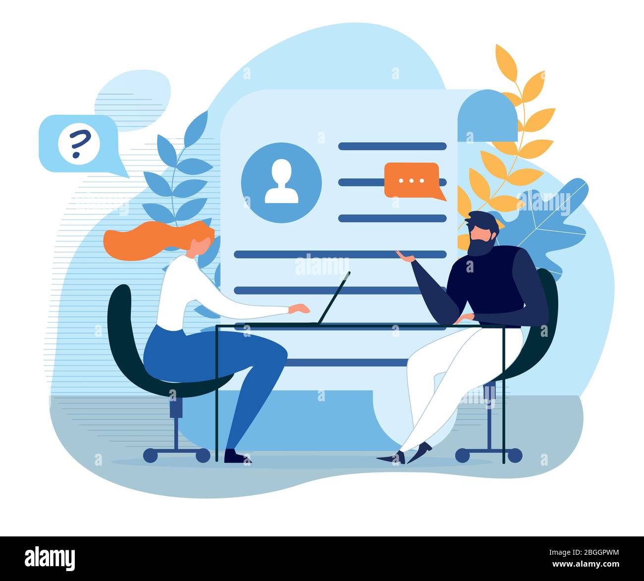 Jobseeker woman Stock Vector Images - Alamy