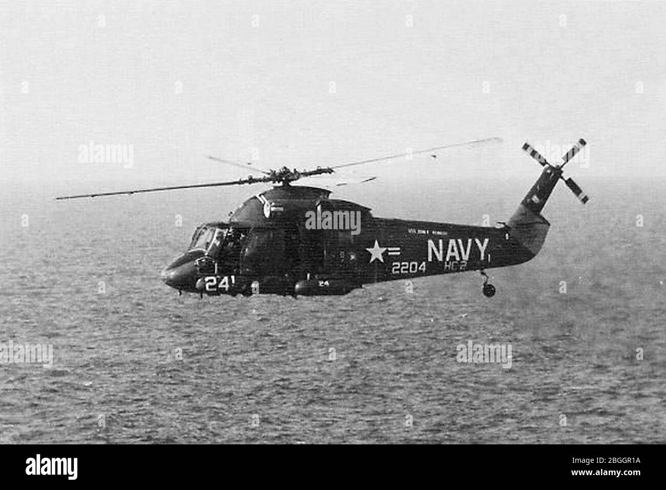 HH-2D Seasprite HC-2 in flight c1970 Stock Photo - Alamy