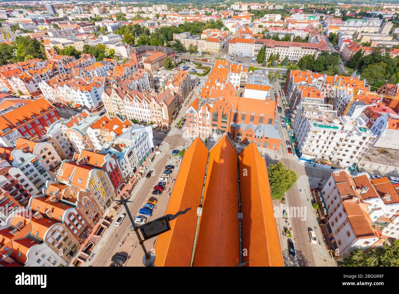 Aerial view of Elblag. Elblag, Warmian-Masurian, Poland Stock Photo - Alamy