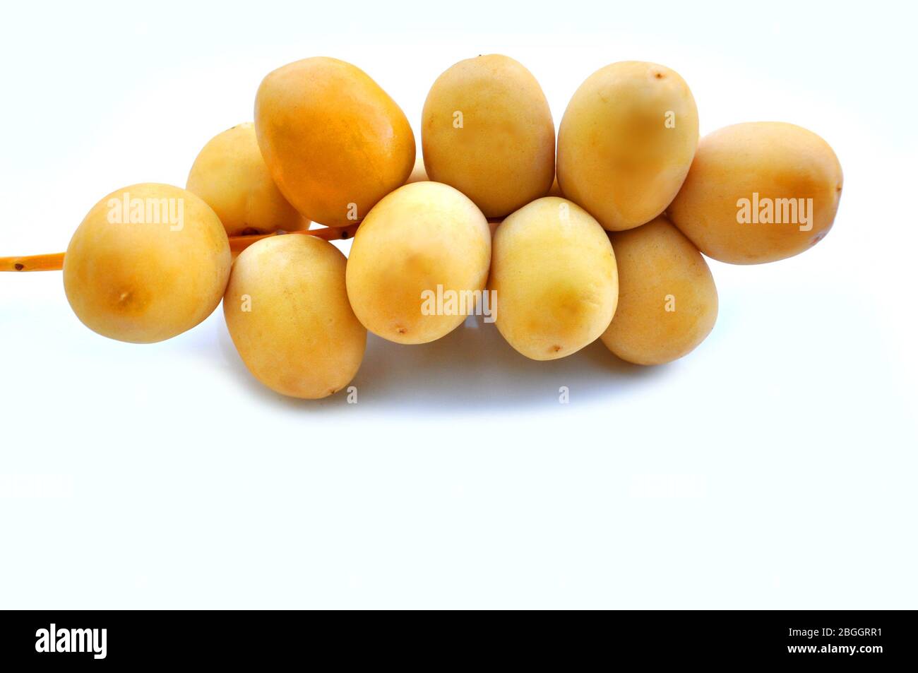 Fresh dates isolated on white Stock Photo - Alamy