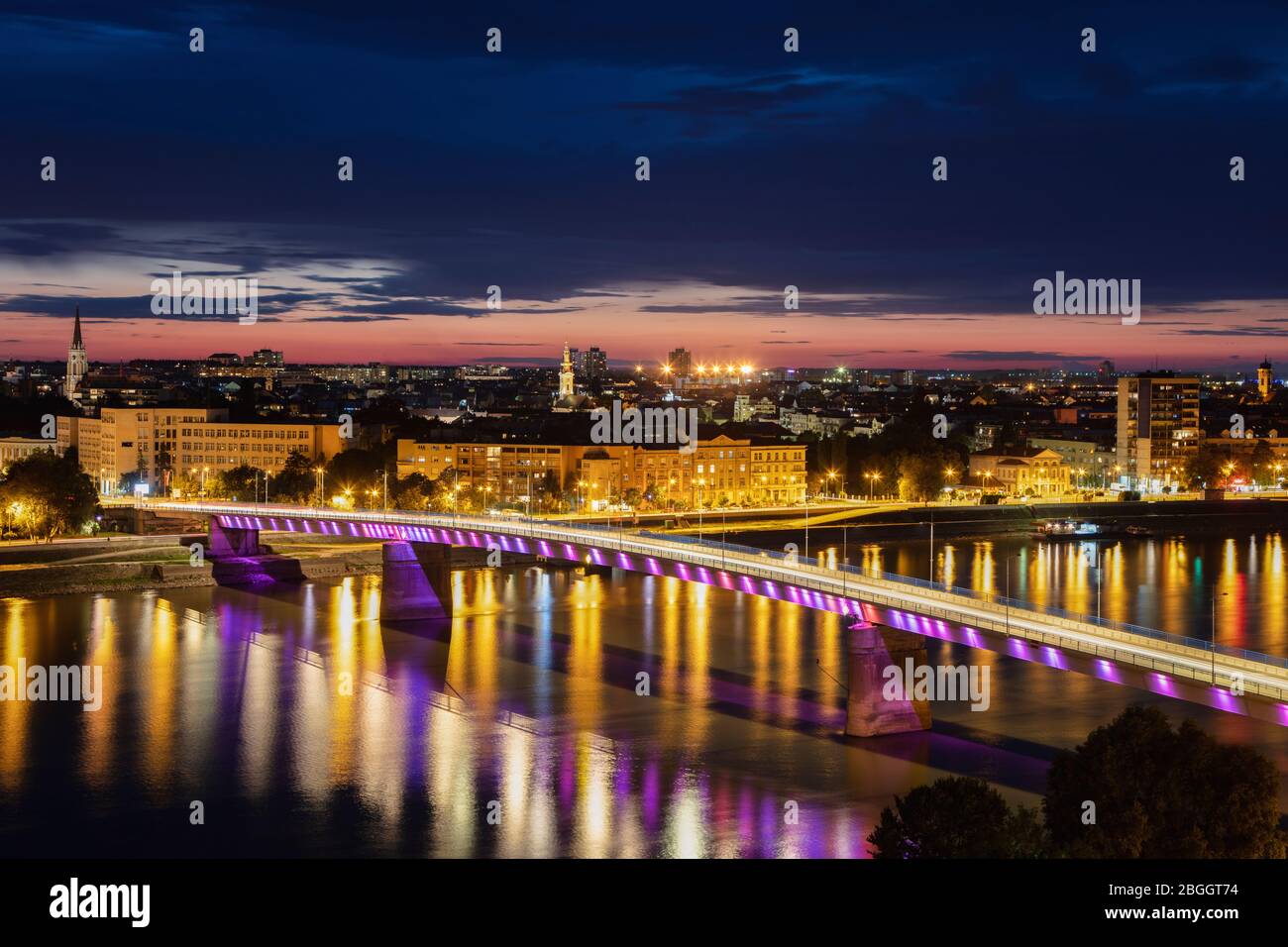 Novi sad evening skyline hi-res stock photography and images - Alamy