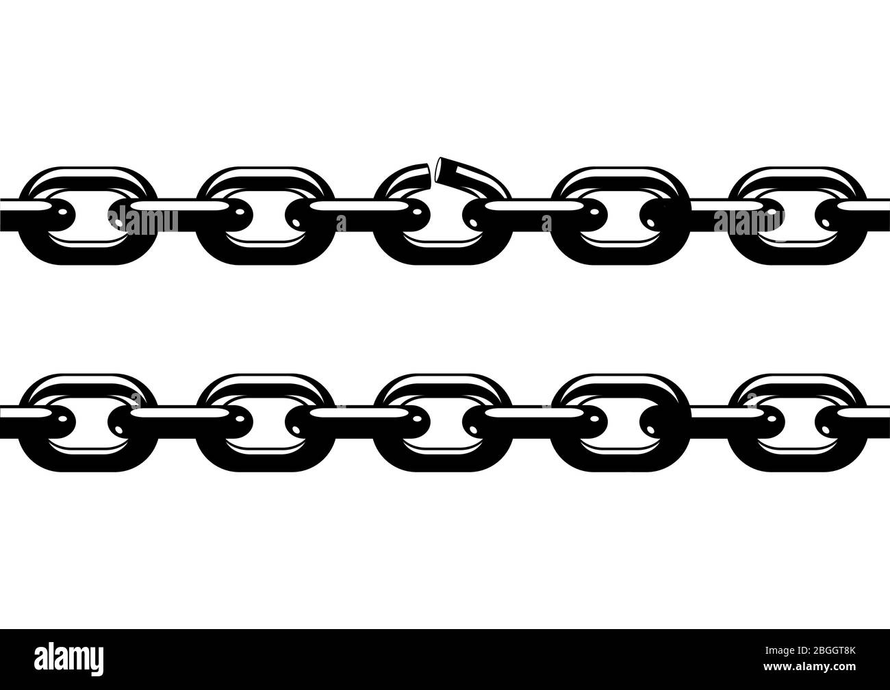 Chain - commodity, connection concept. illustration Stock Vector Image ...