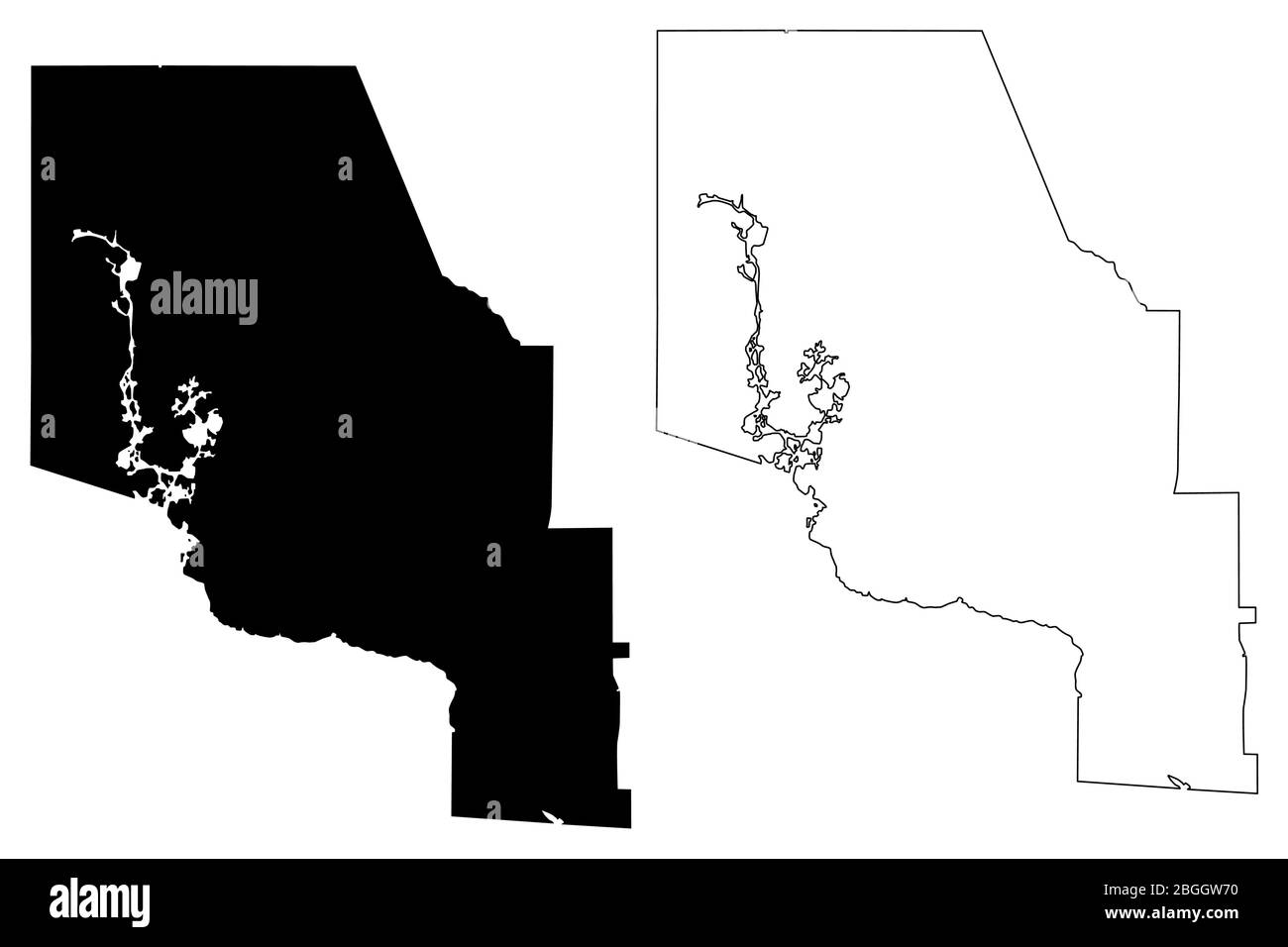 Map of homerville hi-res stock photography and images - Alamy