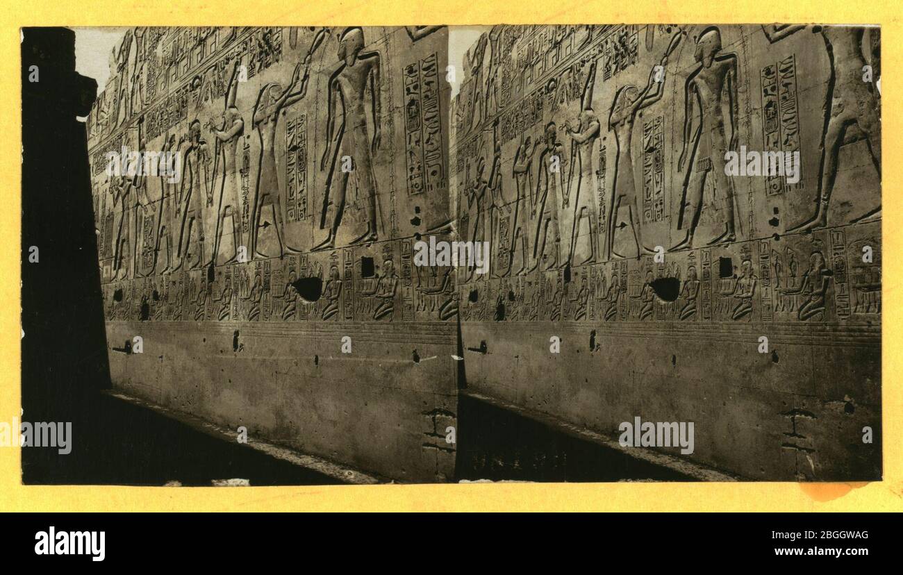 Hieroglyphics, Temple of Seti I, Egypt Stock Photo - Alamy