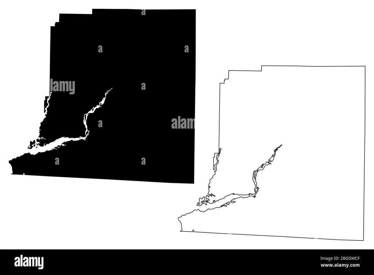 Map of decatur hi-res stock photography and images - Alamy