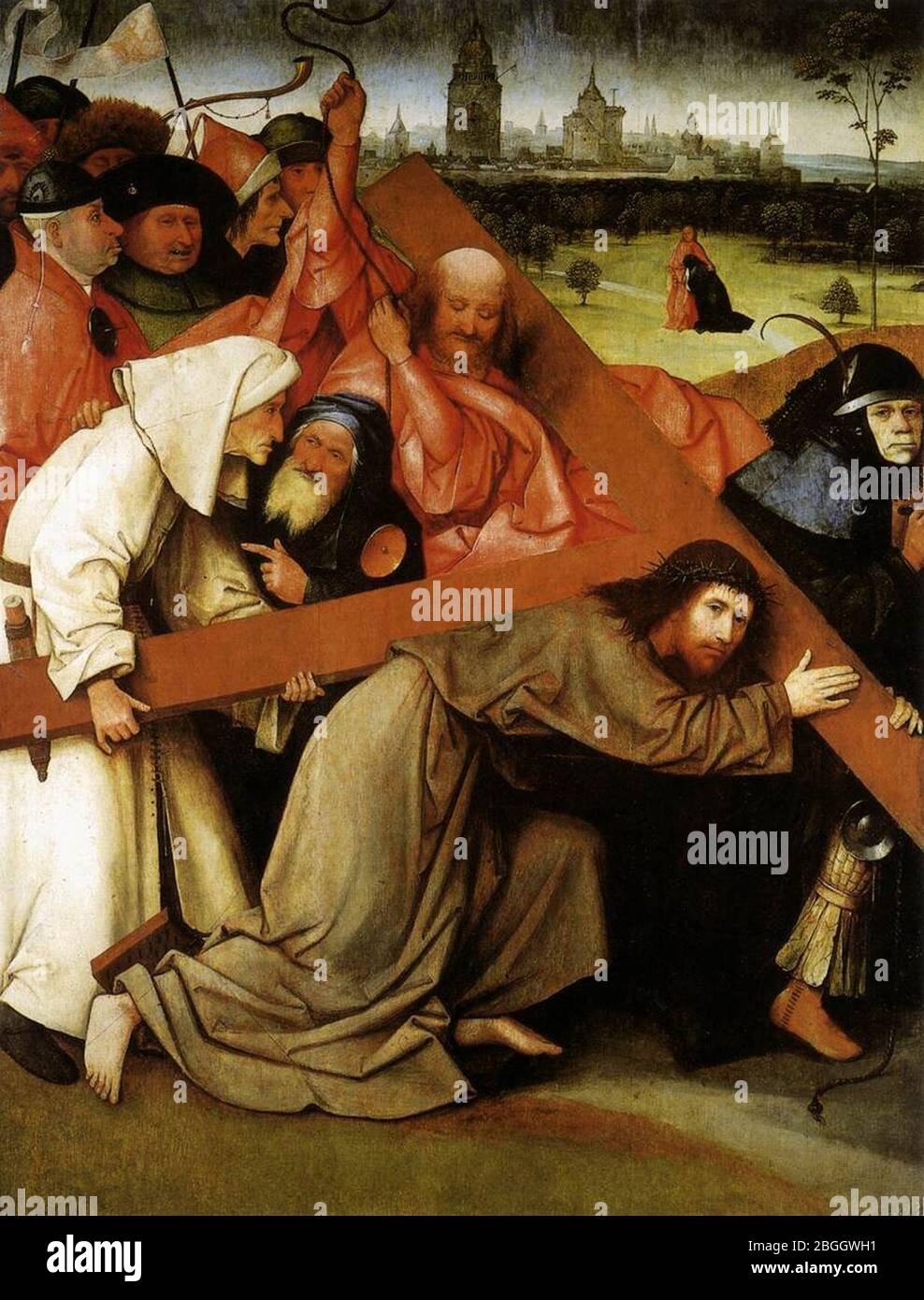 Hieronymus Bosch - Christ Carrying the Cross Stock Photo - Alamy