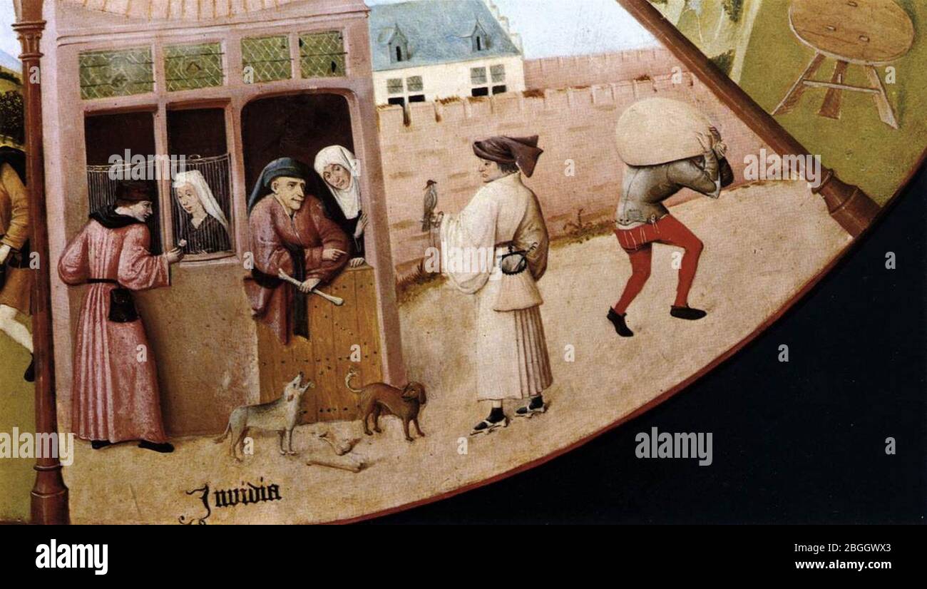 Hieronymus Bosch - The Seven Deadly Sins (detail Stock Photo - Alamy