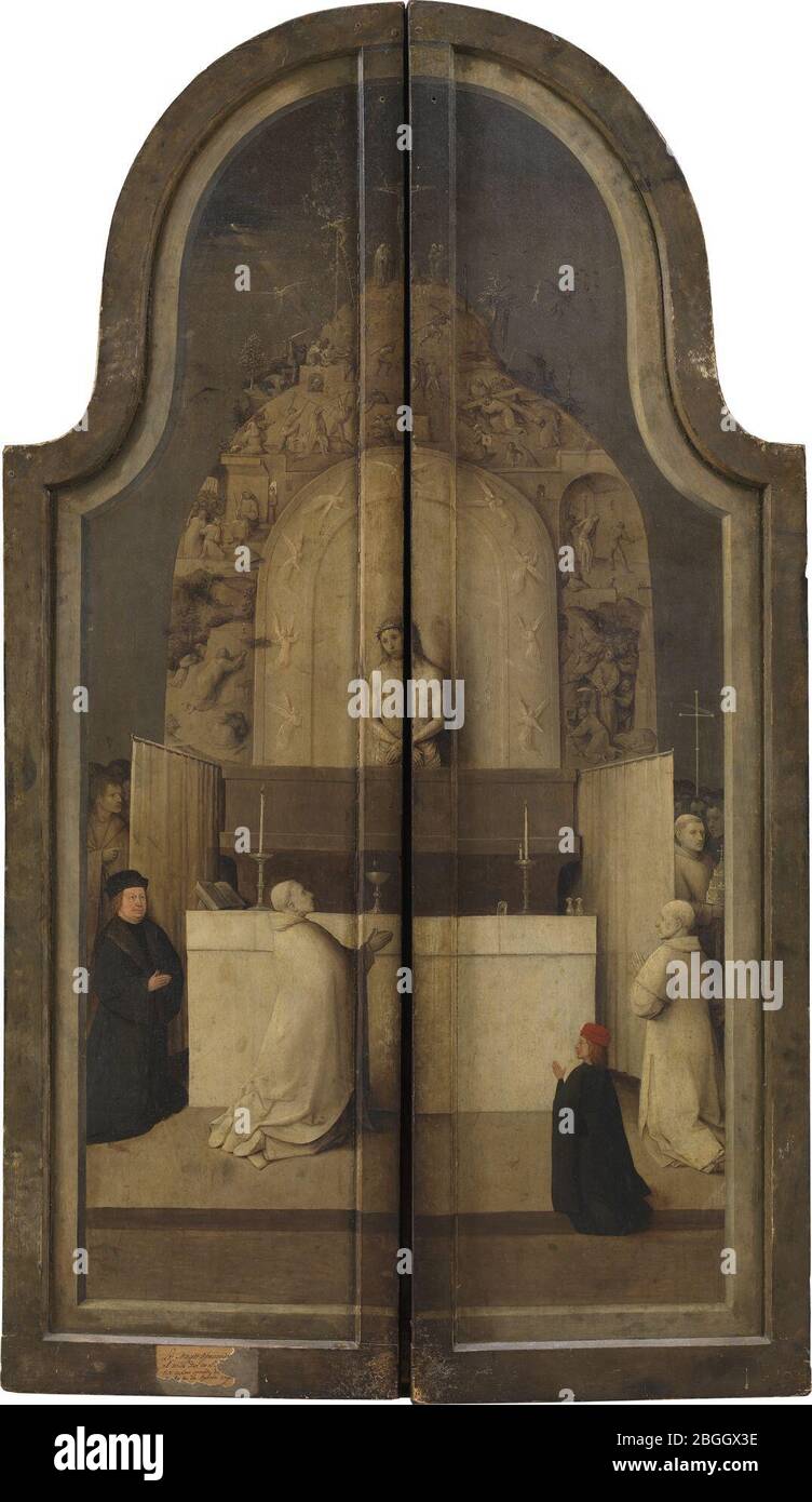 Hieronymus Bosch - Triptych of the Adoration of the Magi (closed Stock Photo - Alamy
