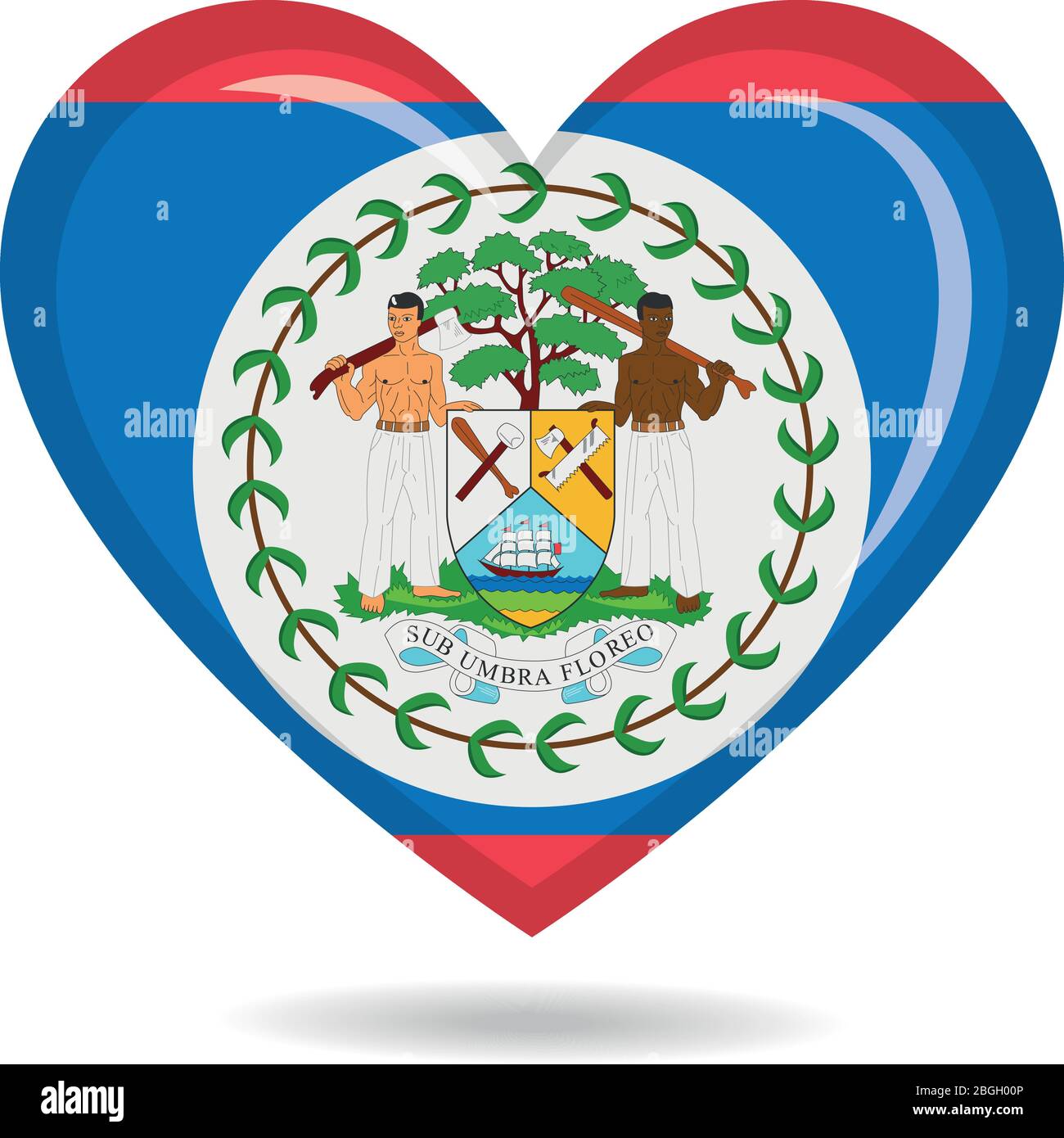 Belize heart hi-res stock photography and images - Alamy