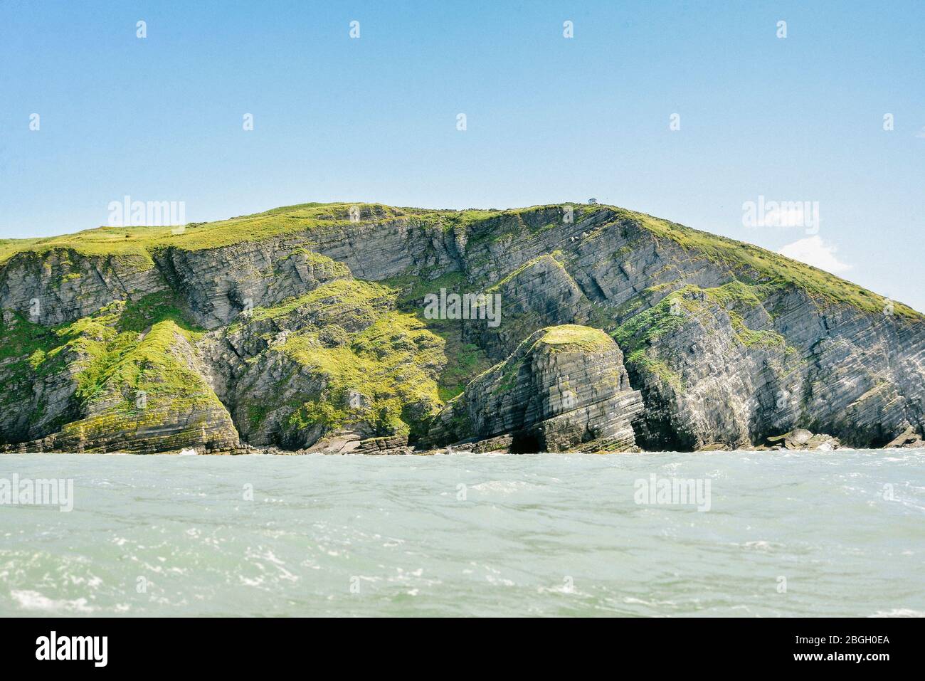 Coastal Cliffs, Wales Stock Photo - Alamy