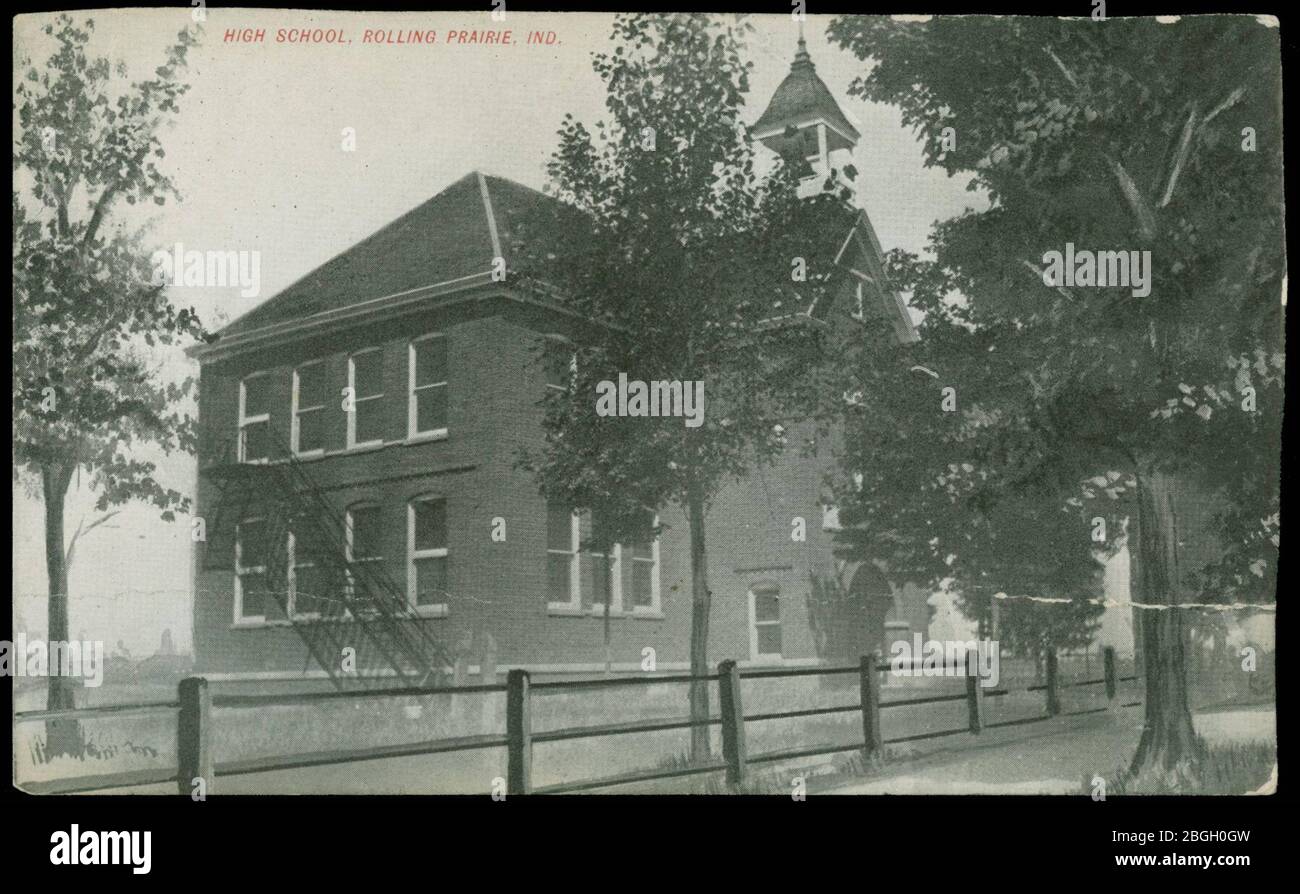 Indiana school history hi-res stock photography and images - Alamy