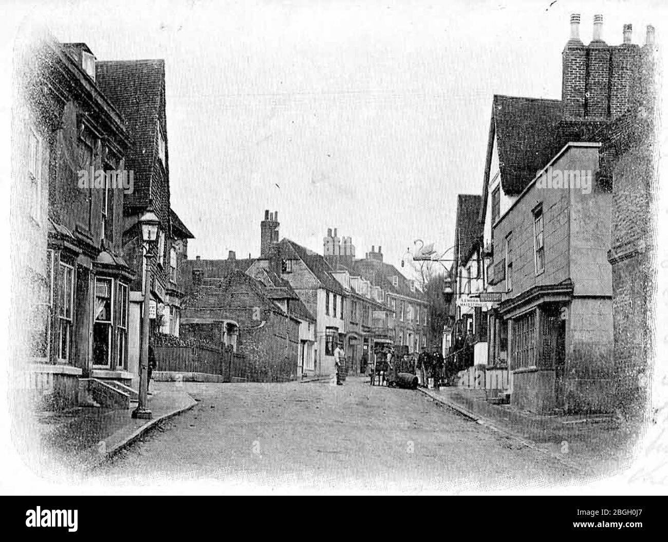 High Street, Charing, Kent, c1905 Stock Photo - Alamy