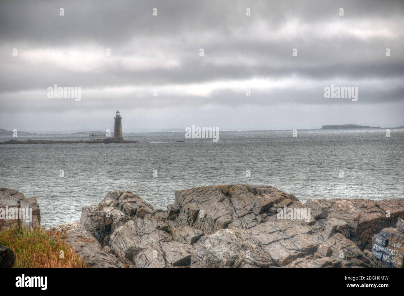 Ram Island Ledge Light Station Stock Photo - Alamy