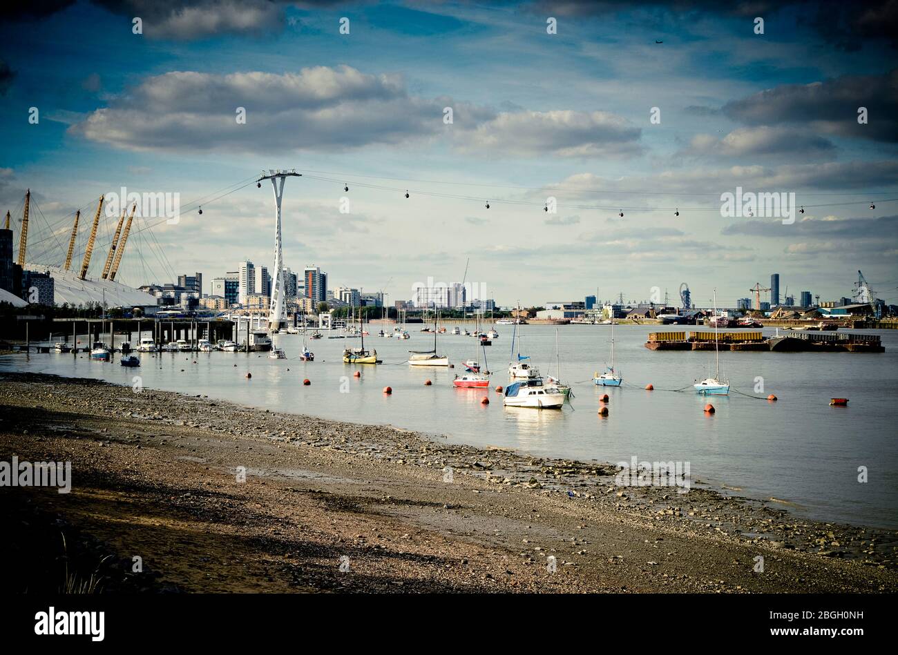River Thames with Small Boats, London, England, UK Stock Photo - Alamy