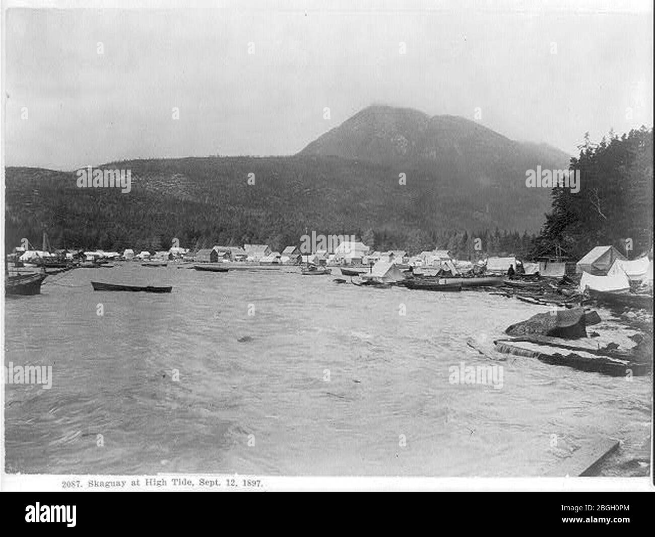 High tide at Skaguay (sic Stock Photo - Alamy