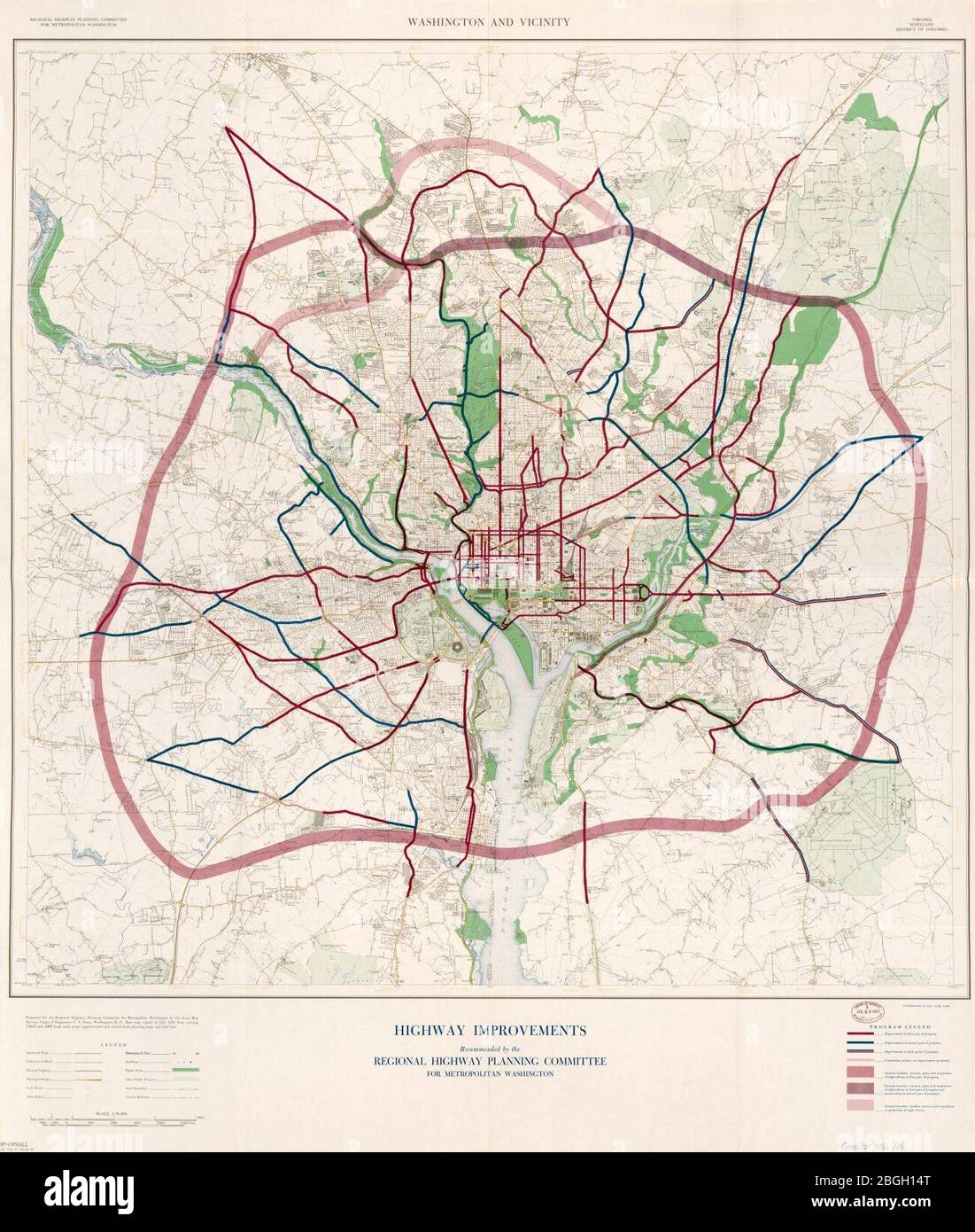 Highway improvements recommended by the Regional Highway Planning ...
