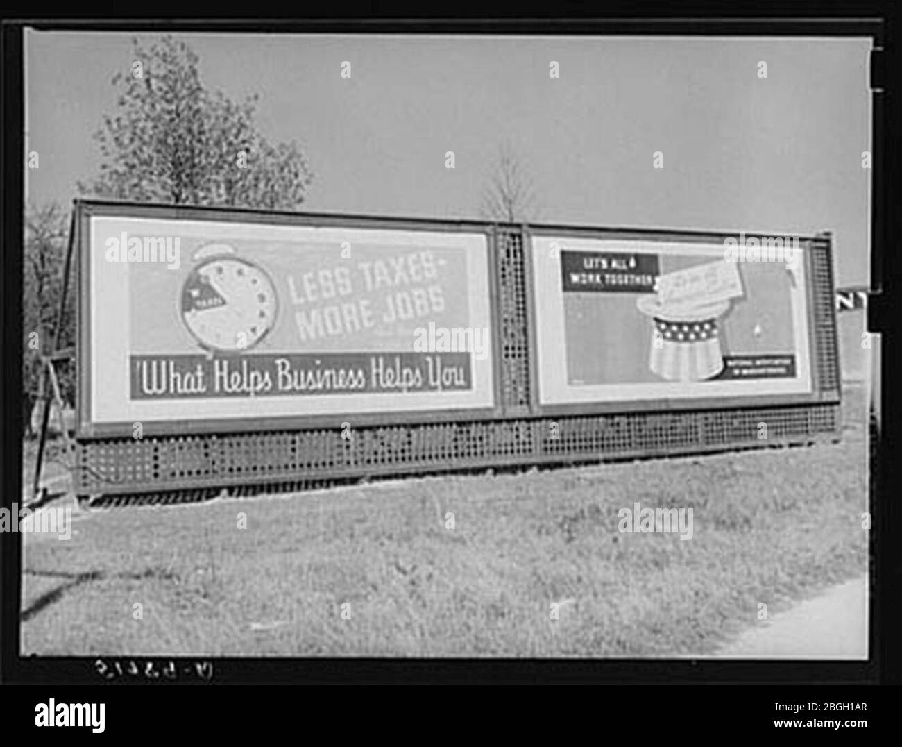 Highway signs and billboards Stock Photo - Alamy