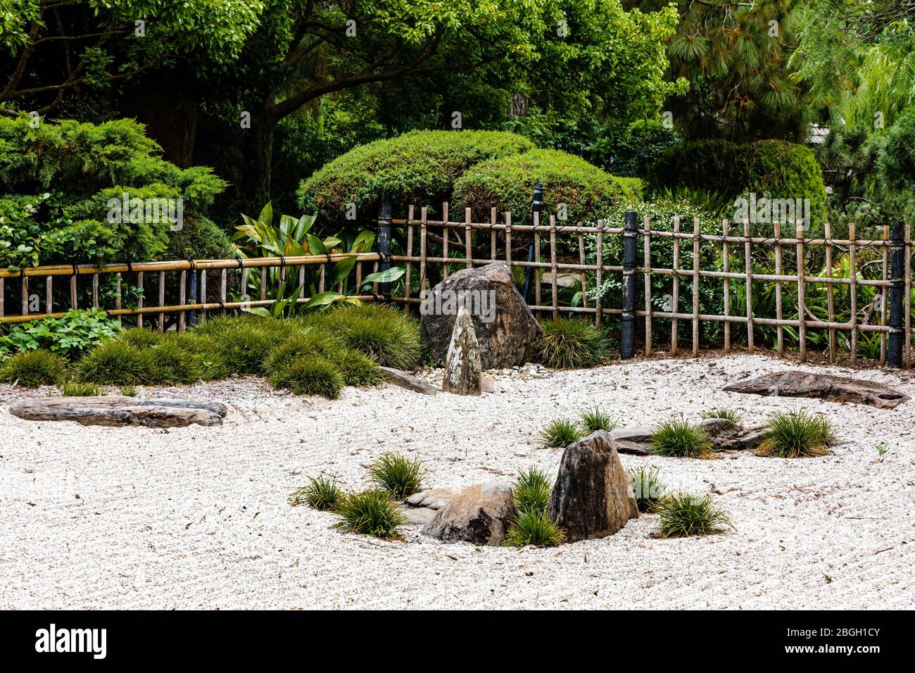 Adelaide Himeji Rock Garden Garden, Adelaide South Australia Stock ...