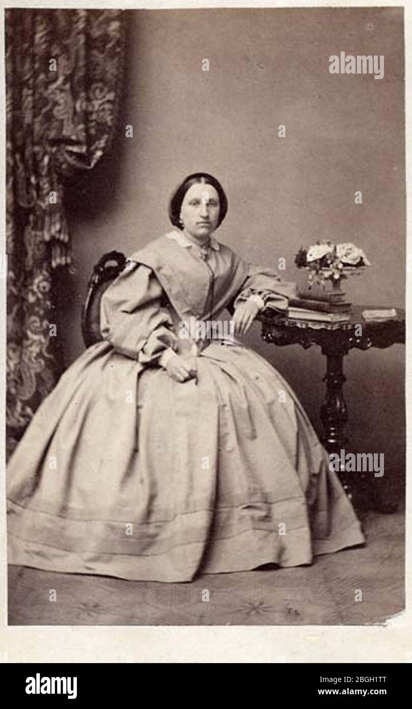 Hilda Sjölin Ida Hultgren 1863 Stock Photo - Alamy