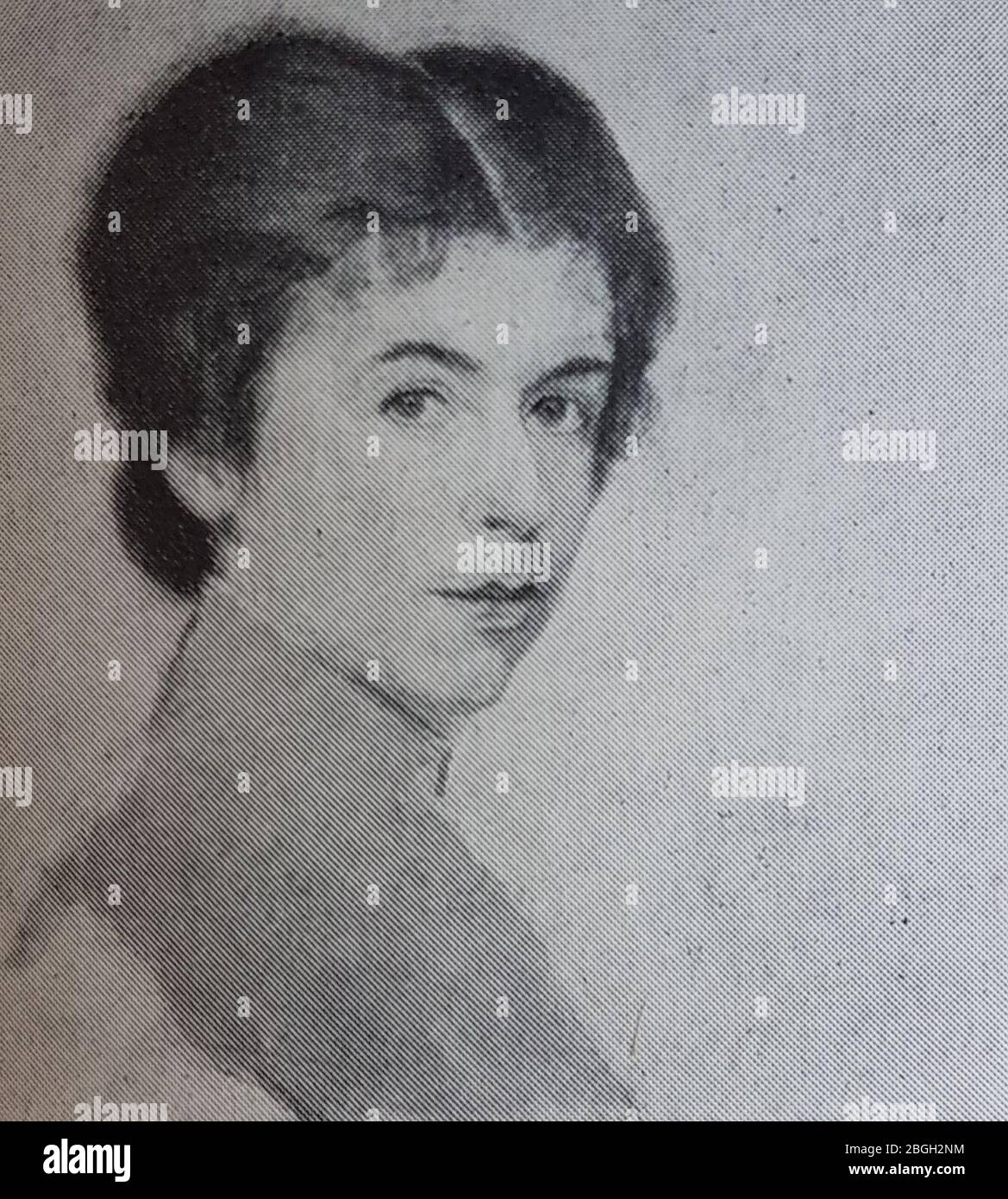 Hildur Hult-Wåhlin självporträtt Stock Photo - Alamy