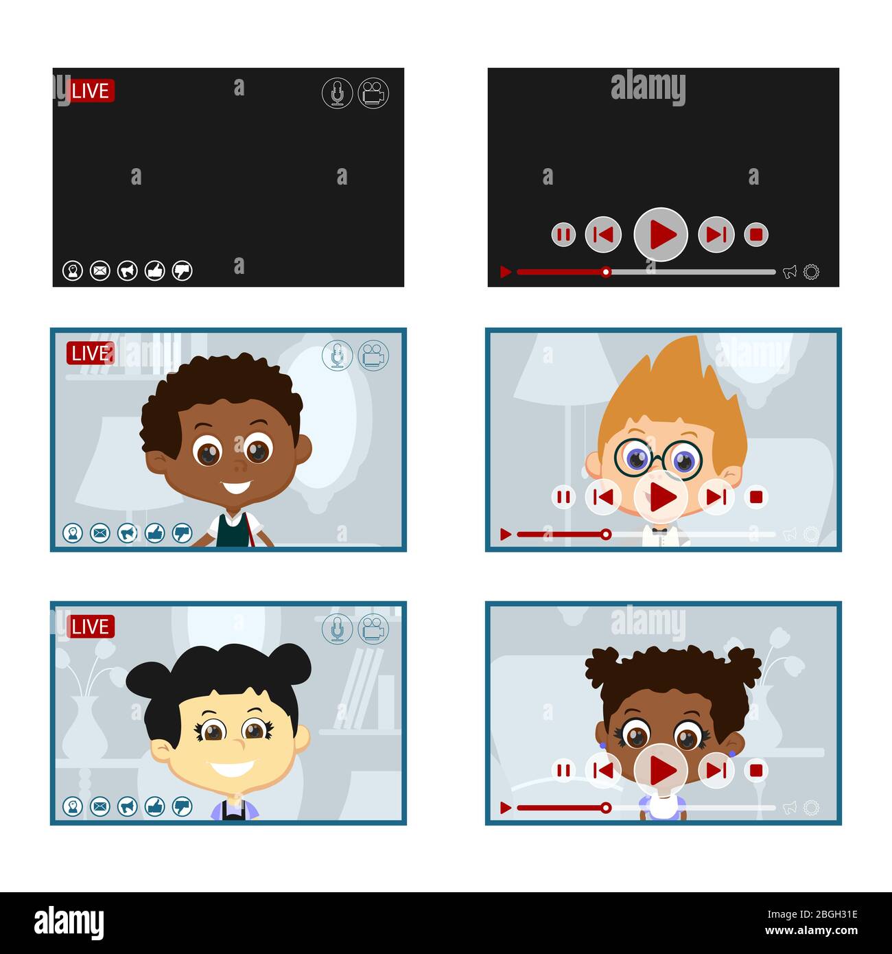 App gadgets Stock Vector Images - Alamy