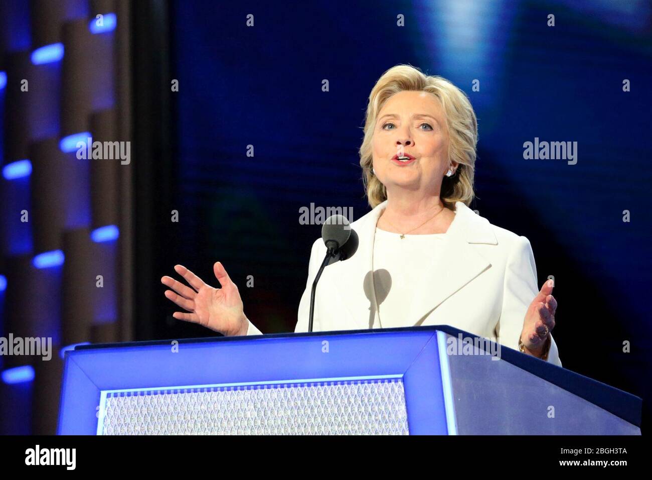 Hillary Clinton DNC July 2016 Stock Photo - Alamy