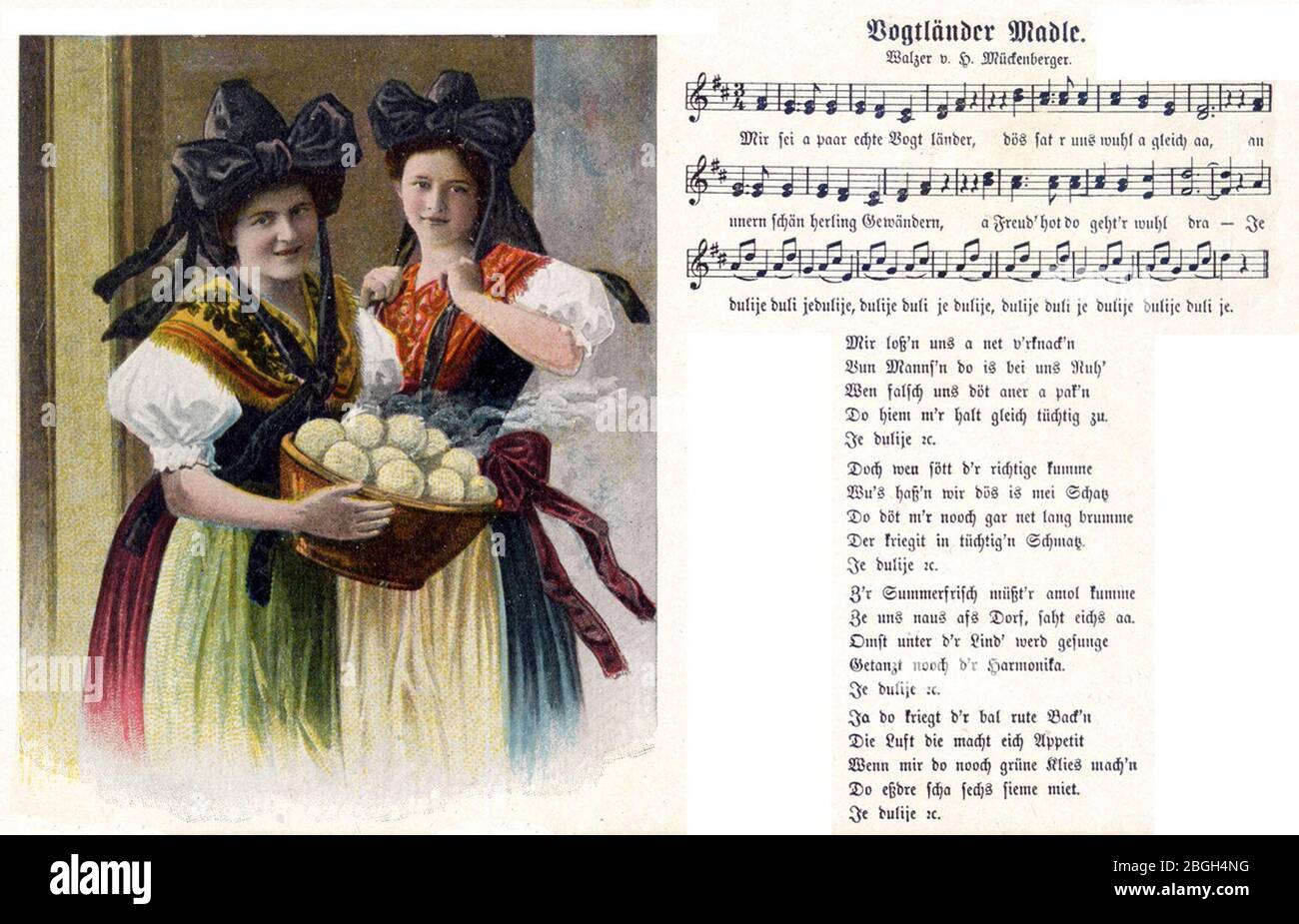 Hilmar Mückenbergerger - Vogtländer Madle Stock Photo - Alamy